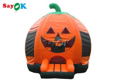 China Halloween Pumpkin 0.55mm Inflatable Bouncy House for sale
