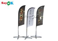 China Portable Inflatable Air Knife Flag Folding Tent with 1-Minute Setup and 600D Oxford Material for Outdoor Advertising for sale