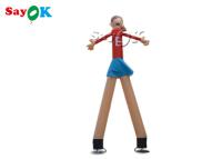 China Inflatable Waving Man 5m High Red Cartoon Advertising Air Dancer for Supermarket Promotion for sale