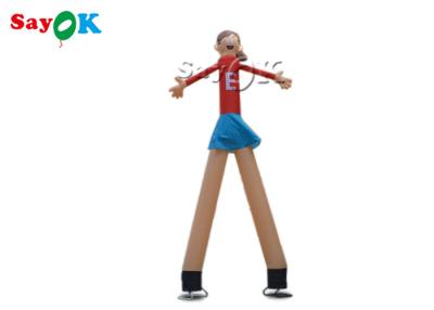 China Inflatable Waving Man 5m High Red Cartoon Advertising Air Dancer for Supermarket Promotion for sale