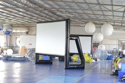 China SayOK Inflatable Outdoor Projector Screen 3.985x2.241m PVC Airtight Cinema Display with CE Certification for sale