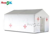 China Inflatable Emergency Tent 4x5x3m Waterproof PVC Hospital Shelter for Medical Urgency for sale