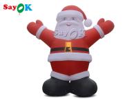 China Holiday Decorations 6m pvc  Inflatable Santa Claus for sale