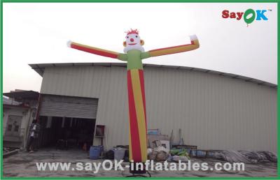 China 6m Inflatable Advertising Man Air Dancer Colorful Nylon Tube Man with CE UL Blower for sale