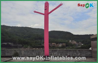 China One Legged Pink Mini Inflatable Air Dancer 3m-8m with 750w Blower for Advertising for sale
