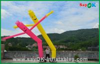 China Sky Dancer Inflatable 7m Rip Stop Nylon Advertising Air Dancer 950W Air Pump LED for sale