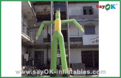 China Inflatable Air Dancer Green Dancing Man Balloon H3m to H8m for Advertisement with CE UL Blower for sale