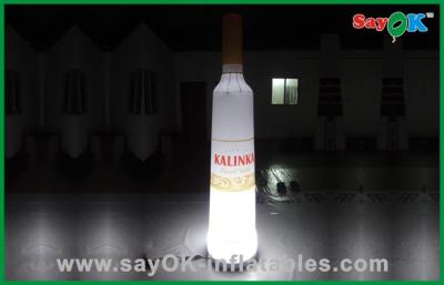 China Inflatable Wine Bottle Decoration 3m 4m 5m Height LED Lighting Oxford Cloth for sale