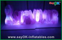 China Custom Inflatable Lighting Decoration 3m 4m 5m Length LED Character for Party Wedding for sale
