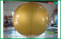 China Gold Color Helium Inflatable Balloon 6m Height for Outdoor Events Advertising for sale