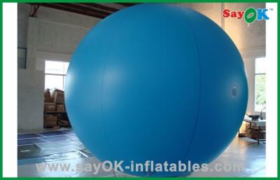 China Blue Helium Inflatable Grand Balloon 6m Height for Outdoor Events Customizable PVC for sale