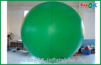 China Custom 6m Green Inflatable Helium Balloon PVC Outdoor Event Advertising for sale