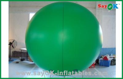 China Custom 6m Green Inflatable Helium Balloon PVC Outdoor Event Advertising for sale