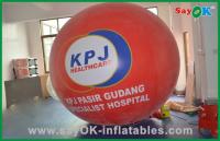 China Red Large Helium Balloon 6m Height Commercial Inflatable PVC Advertising Balloon for sale