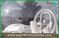 China Transparent Inflatable Yard Tent 4x4m PVC Outdoor Camping Air Tent with CE Blower for sale