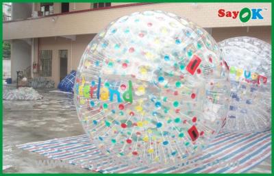 China Customized Giant Inflatable Zorbing Ball 2.3x1.6m for Football Game and Water Sports for sale