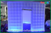 China Inflatable Photo Booth 3x2x2.3m with LED Lights and UL Blower for Wedding Events for sale