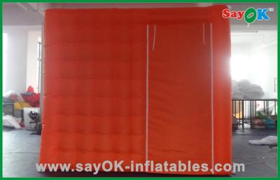 China Portable Inflatable Photo Booth 2.4m Oxford Cloth Wedding Event Rental Custom for sale