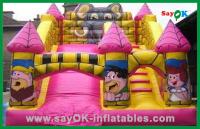 China Commercial Inflatable Bouncer Slide with 0.55mm PVC Tarpaulin Durable Air Blower for Park Events for sale