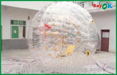 China Giant Inflatable Human Sized Hamster Ball 3.6x2.2m PVC Outdoor Games for Amusement Park for sale