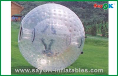 China Inflatable Human Hamster Ball 2.3m PVC TPU Transparent Zorb Ball for Adults Party Rental for sale