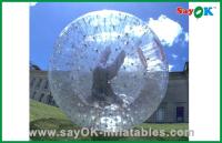 China Giant Inflatable Human Hamster Ball 2.3x1.6m PVC TPU for Party Water Park Promotional Games for sale