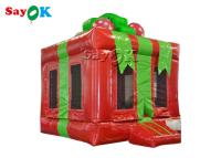 China Commercial Christmas Inflatable Bouncy Castle Silk Printing 3-10 Years PVC Tarpaulin for sale