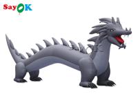 China Inflatable Dragon with Wings 10x2.84m Oxford Cloth Customizable for Events for sale