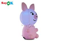 China Custom 2.8m Inflatable Pig Mascot Oxford Cloth Advertising Blow Up for Events for sale