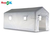China Inflatable Medical Isolation Tent 6x3x3m PVC Waterproof Emergency Shelter for sale