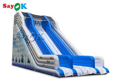 China Commercial Winter Inflatable Bouncer Slide for Water Parks - Custom Sizes with 3-Year Warranty and 220-240V/110-120V Blower Compatibility for sale