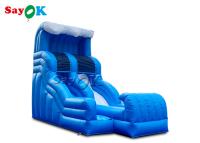 China Inflatable Water Slide for Kids 6x3x5m PVC Tarpaulin Outdoor Swimming Pool Slide for sale
