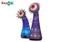 China 190T 4m Inflatable Lighting Decoration LED Eyes Flower for sale