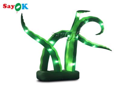 China 7m Inflatable Christmas Octopus Leg Tentacles Halloween Decoration with 16 Color LED Lights for sale