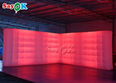 China Custom Made Party Led Light 5x2.5mH Inflatable Air Wall for sale