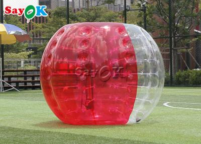 China Inflatable Bubble Football Ball 1.2m 1.5m 1.8m TPU PVC Outdoor Game Zorb Ball for sale