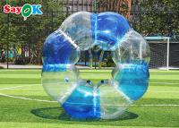 China TPU Transparent Inflatable Bumper Ball 1.0mm Adult Size Soccer Game for Amusement Park for sale