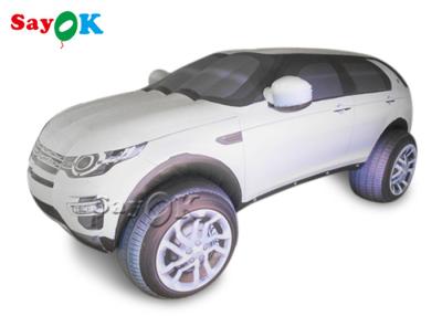China Custom White Oxford Inflatable Vehicle For Advertising for sale