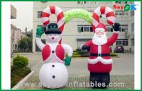 China Giant Christmas Inflatable Snowman Santa Claus 5m Custom Size Outdoor Decoration for sale