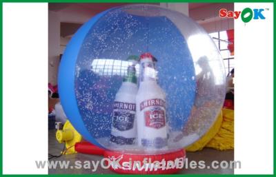 China Giant Inflatable Christmas Ball Decoration 5m Oxford Cloth Customizable for sale