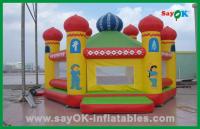 China Commercial 0.55mm PVC Inflatable Bouncy Castle with Custom Dimensions - Fire Retardant & Anti-UV for sale