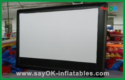 China Commercial Inflatable Movie Screen 4m x 3m PVC Projection Screen for Outdoor Events for sale