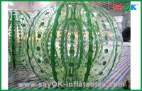 China Customized Giant Inflatable Zorbing Ball 2.3x1.6m for Beach Games Hamster Ball for sale