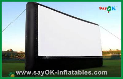 China Customizable Inflatable Movie Screen 4m x 3m PVC Blow Up Billboard for Outdoor Events for sale