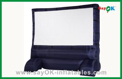 China Inflatable Outdoor Movie Screen 4x3m Mini Blow Up Projector Screen for Home for sale