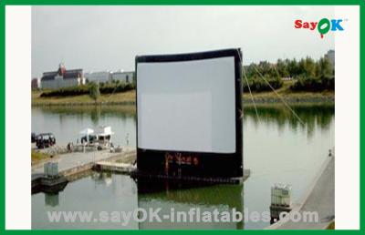 China Portable Inflatable Outdoor Movie Screen 4m x 3m with Blower for Events for sale