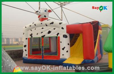 China Custom Kids Inflatable Bouncer Slide Combo 0.55mm PVC Tarpaulin Commercial Grade for sale