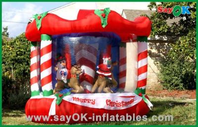 China Custom Inflatable Christmas Decoration House Bouncer 5m with CE Certification for sale