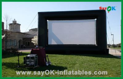 China Backyard Airblown Inflatable Movie Screen , Waterproof Inflatable TV Screen for sale