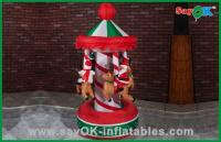 China 5M Custom Christmas Carousel Inflatable Decoration with CE/UL Certified Blower - 5-7 Day Delivery for sale
